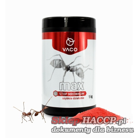 Vaco czerwony proszek na mrówki Max 1kg